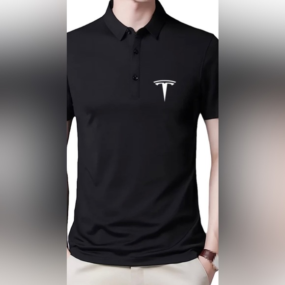 Tesla | Shirts | Tesla Logo Polo Shirt | Poshmark